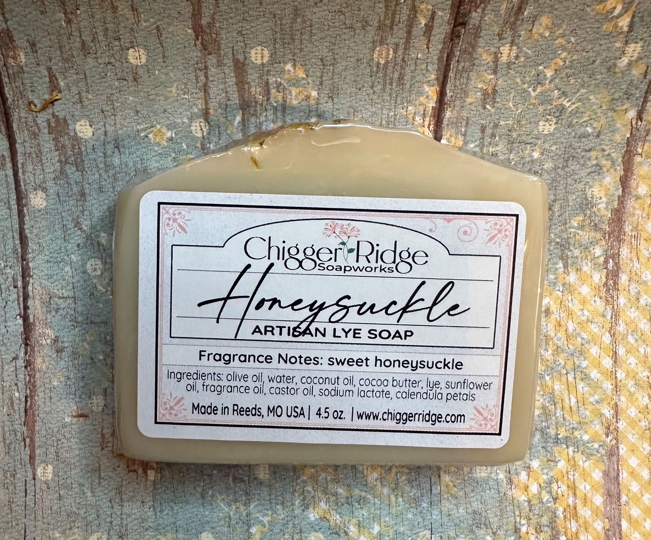Honeysuckle Soap – Chigger Ridge Soapworks